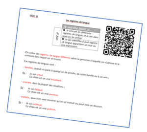 Les registres de langue - Chez Monsieur Paul