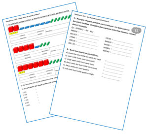Lire et écrire les grands nombres - Chez Monsieur Paul