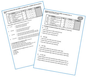 Lire et écrire les grands nombres - Chez Monsieur Paul