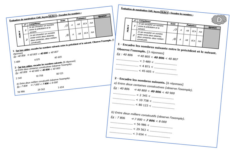 Encadrer les grands nombres - Chez Monsieur Paul