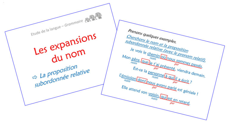 Les expansions du nom - Chez Monsieur Paul