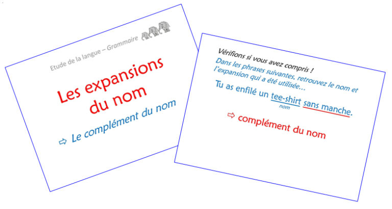 Les expansions du nom - Chez Monsieur Paul