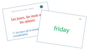 Les jours, les mois et les saisons - Chez Monsieur Paul