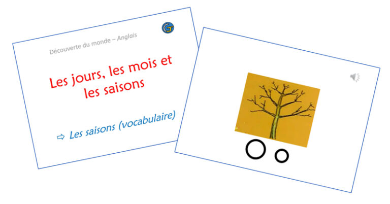 Les jours, les mois et les saisons - Chez Monsieur Paul