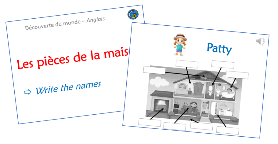 Les pièces de la maison - Chez Monsieur Paul