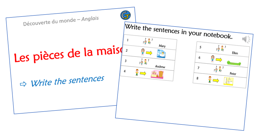 Les pièces de la maison - Chez Monsieur Paul