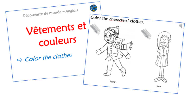 Vêtements et couleurs - Chez Monsieur Paul