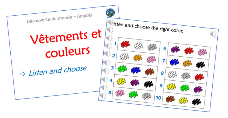 Vêtements et couleurs - Chez Monsieur Paul